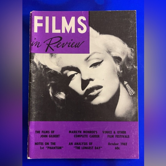 Other | Oct 62 Films In Review Magazine | Poshmark